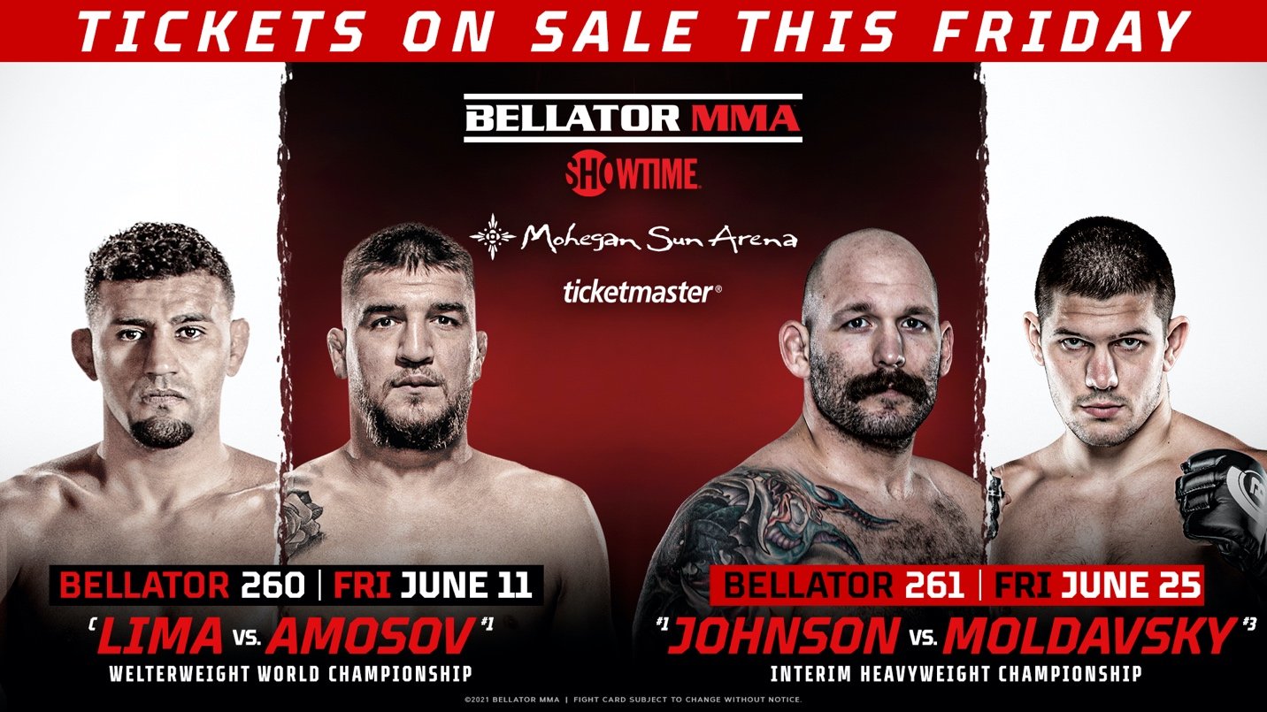 BELLATOR MMA TO WELCOME FANS BACK TO LIVE EVENTS BEGINNING WITH ...