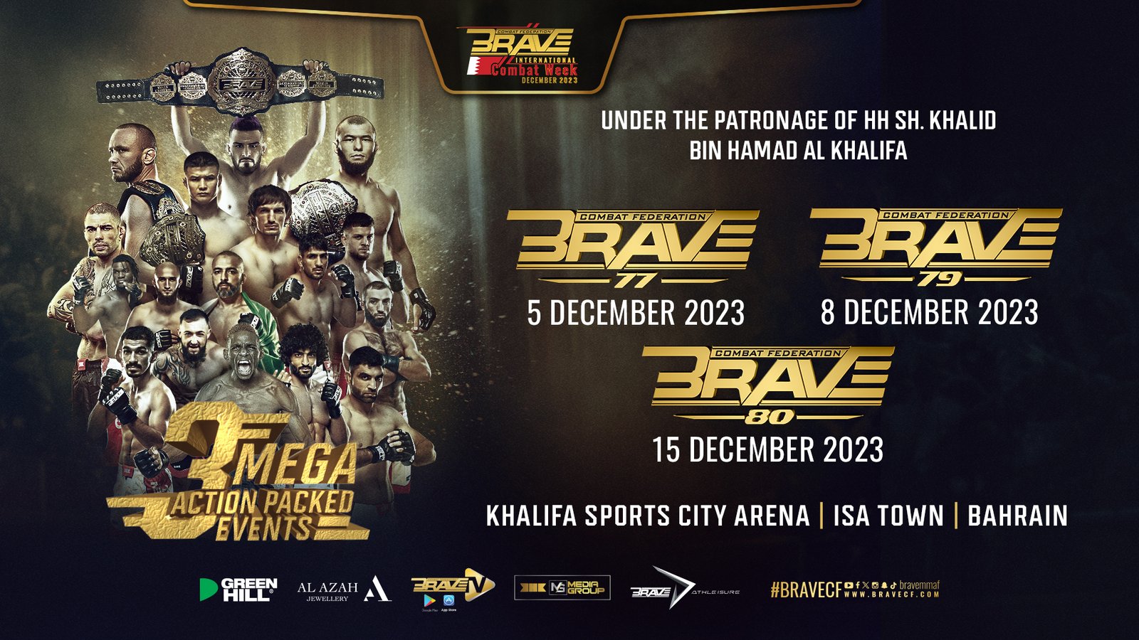 BRAVE CF adds two huge events to International Combat Week in Bahrain ...